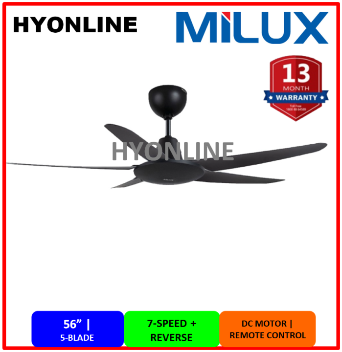 MCF-5601DC - [2 UNIT PER CARTOON] MILUX 56'' 5-BLADE DC MOTOR REMOTE ...
