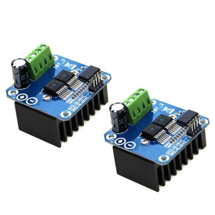 2PCS BTS7960 43A Double DC Stepper Motor Driver H-Bridge PWM High-Power Module Compatible with ...