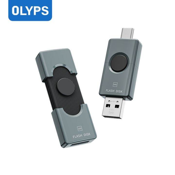 Flashdisk OTG 64GB Dual-port USB +Type C UK11 High-speed reading ...