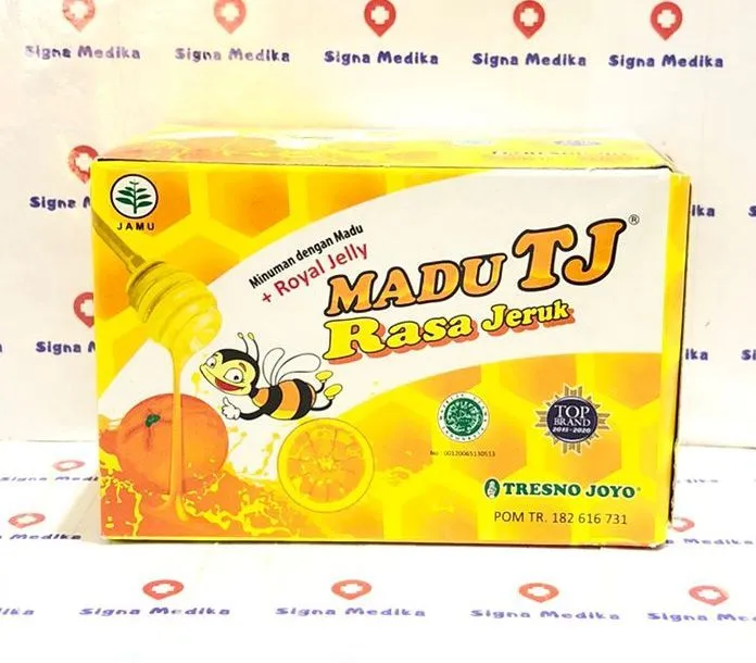 Madu TJ Sachet Rasa Jeruk 1 Box Isi 12 Sachet | Lazada Indonesia