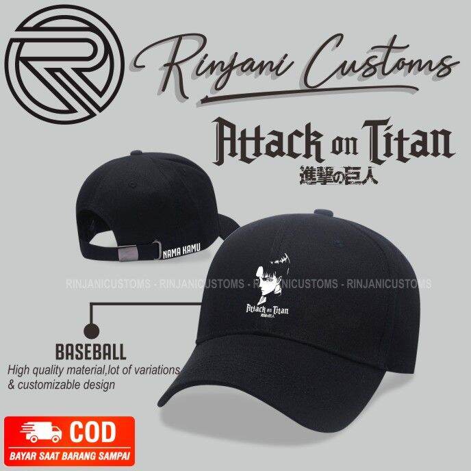 TOPI BASEBALL ATTACK ON TITAN - TOPI AOT - TOPI shingeki no kyojin ...