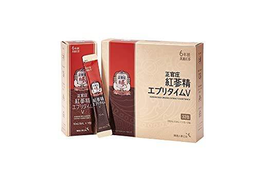 Japan Shoganjo Red Ginseng Everytime V (Value) 10ml x 33 packages 6 ...
