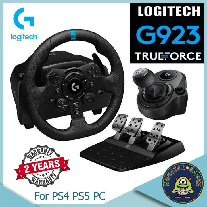พวงมาลัย + เกียร์ Logitech G923 ประกันศูนย์ 2 ปี !!!!! (LOGITECH G923 ...