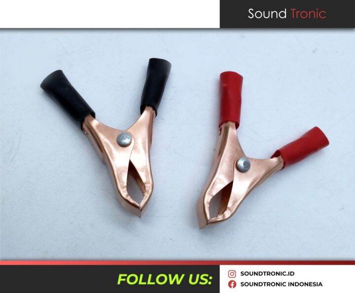 Jepitan Aki Accu Buaya Kecil Merah Hitam 10A 10 Ampere | Lazada Indonesia