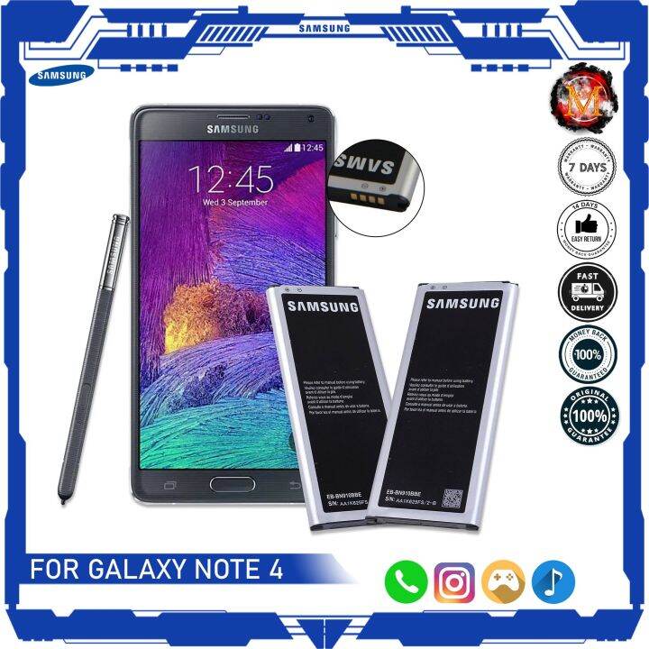 Samsung Galaxy Note 4 Battery Fit N910A N910U N910F N910H N910V N910C Very Good Quality Fast ...