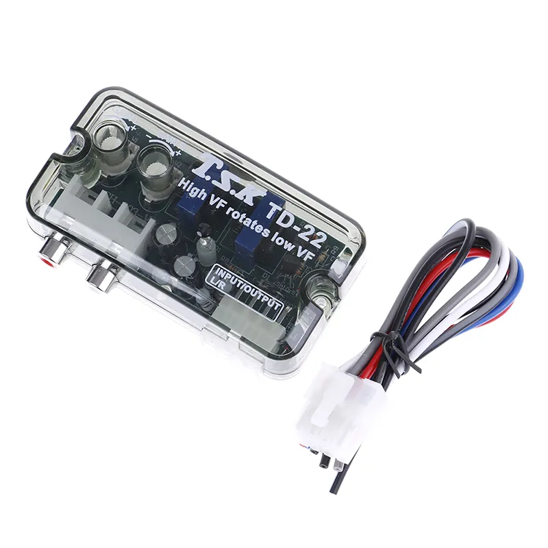 กล่องแปลงสัญญาณเสียง HI TO LOW TSK TD-22 จากหลังวิทยุเดิมให้เป็นหัว RCA ได้โดยใช้วิทยุเดิม ...