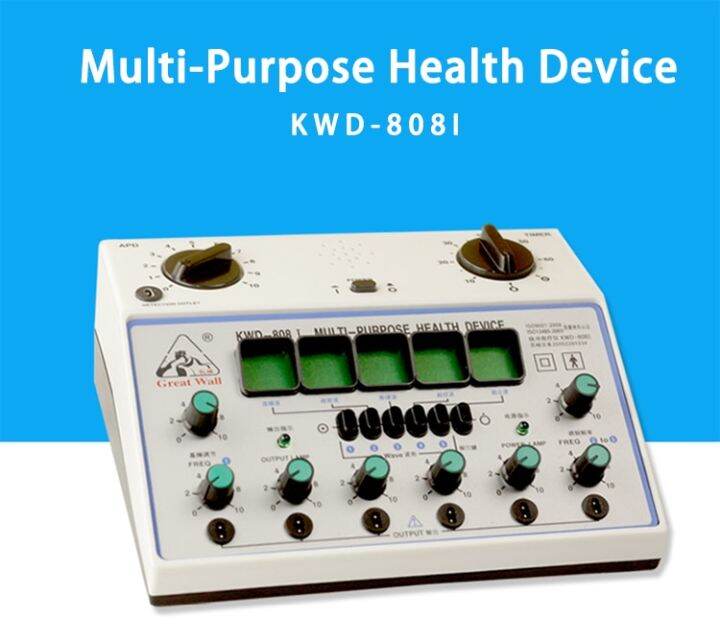 5 Waveforms 6 Channels Electronic Pulse Acupuncture Therapy Muscle ...
