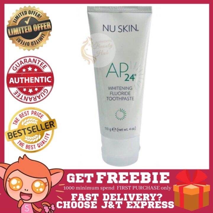 Hot ju05959965 AUTHENTIC N U S K I N AP24 WHITENING FLUORIDE TOOTHPASTE ...