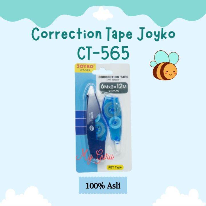 [PCS] CORRECTION TAPE JOYKO CT-565 / TIP-X KERTAS ROLL | Lazada Indonesia