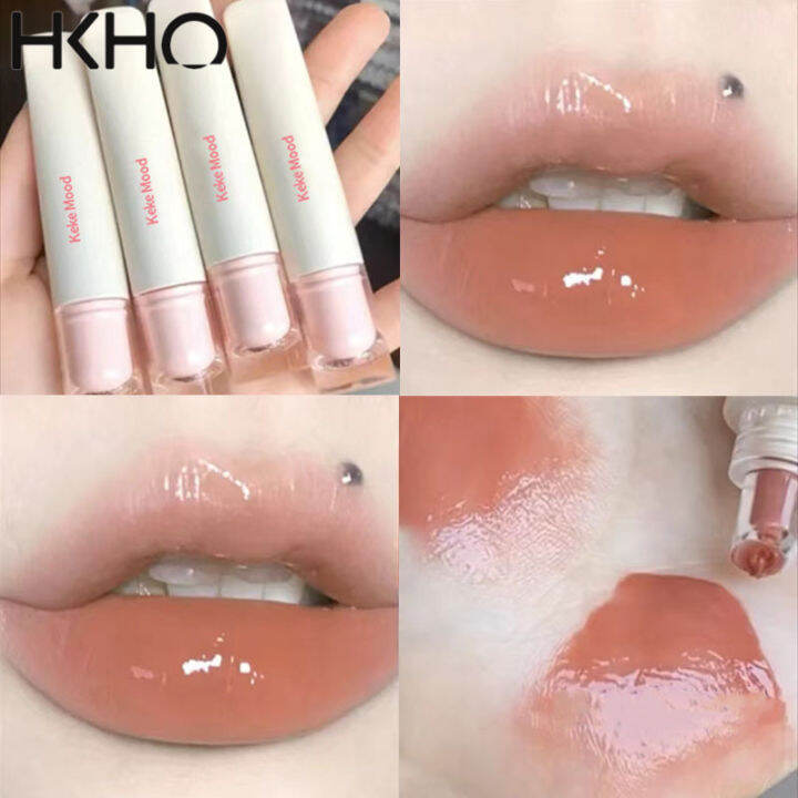 HKHO Essence Moisturizing Glass Lip Glaze Moisturizing Waterlight Lip ...