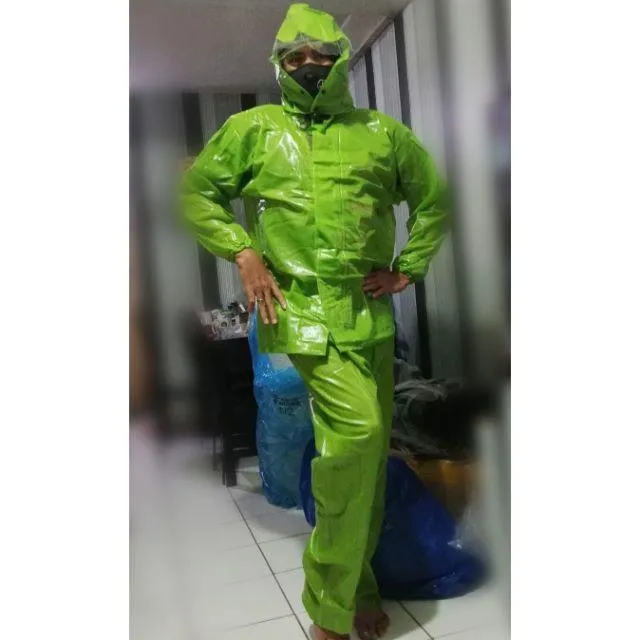 vulcanized Green kapote raincoat | Lazada PH