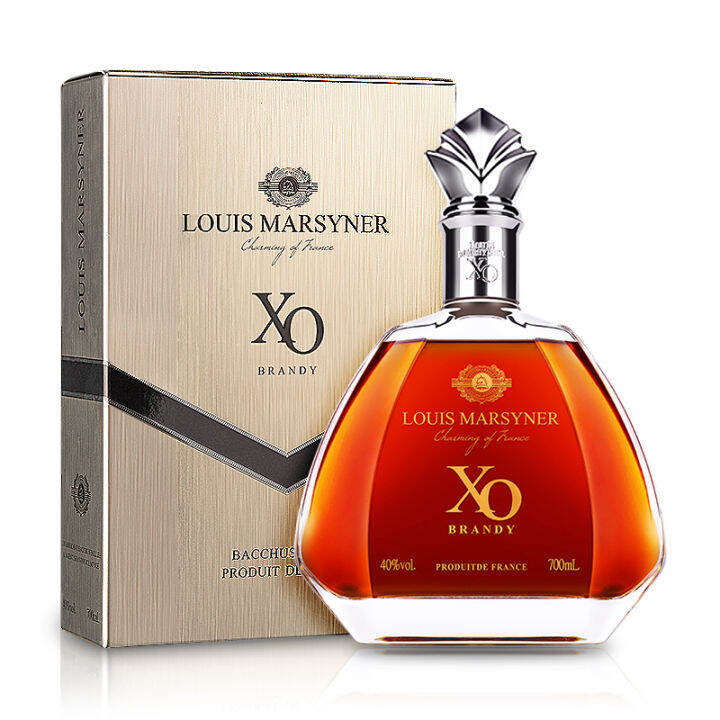The original bottle of XO brandy imported from France, Louis Masini ...