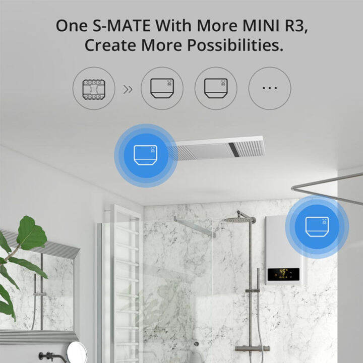 Topdigit Sonoff Mini R3 16A Wifi Bluetooth Smart Switch Met S-MATE ...