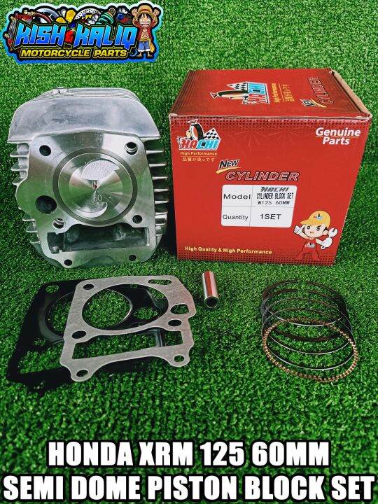 HONDA XRM 125 60MM SEMI DOME PISTON CYLINDER BLOCK SET | Lazada PH