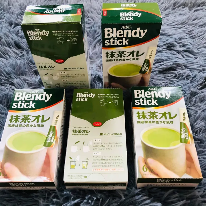 AGF Blendy stick Matcha green tea latte (6 sticks) | Lazada PH