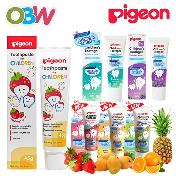 Pigeon Children Toothpaste *Strawberry* | Baby Toothpaste | 儿童牙膏 ...