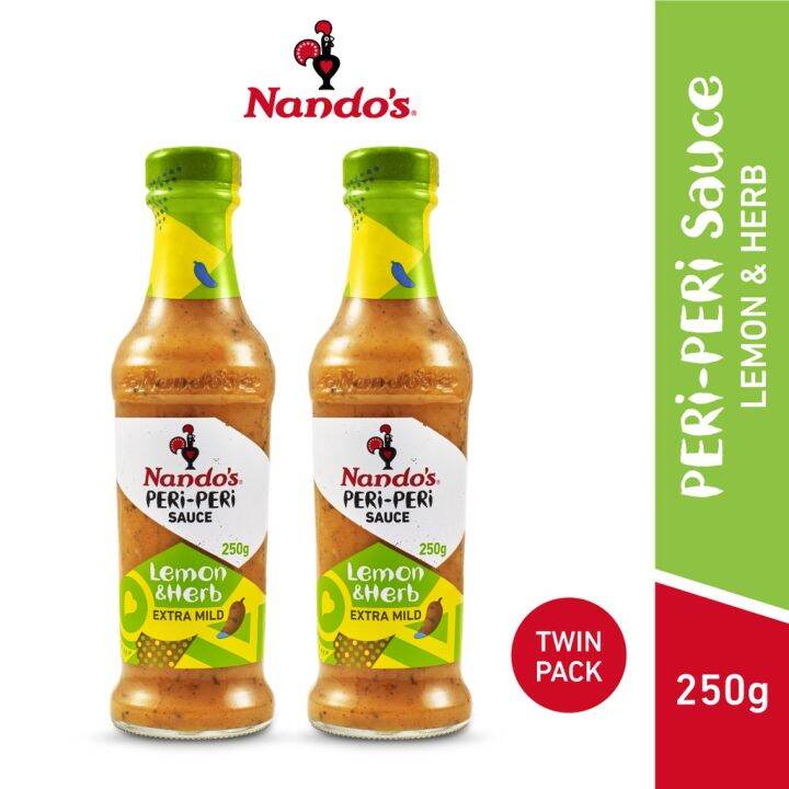 Nando's Lemon & Herb PERi-PERi Sauce (250g) [Twin Pack] | Lazada