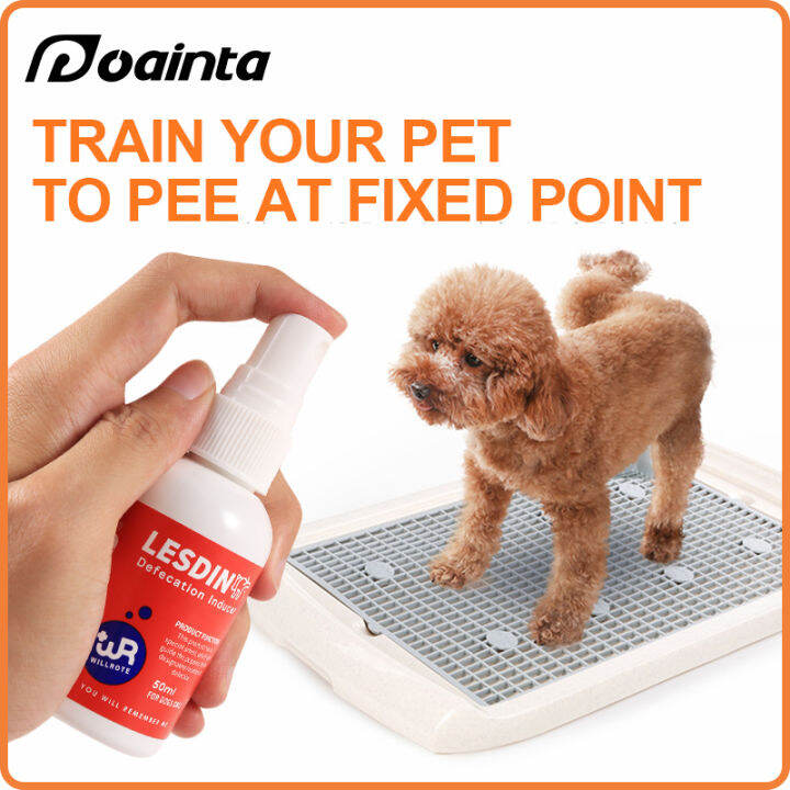PUAINTA Pet Toilet Training Spray Potty Spray Train your pet to pee in ...