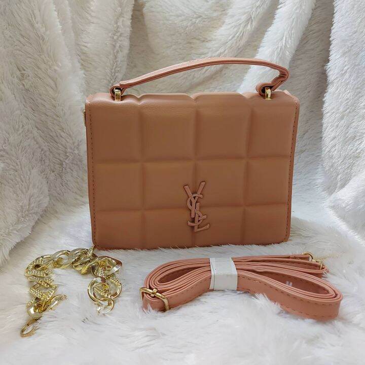 Ellise Brand New Premium Classic Y S L Sling Bag with 2 changeable ...