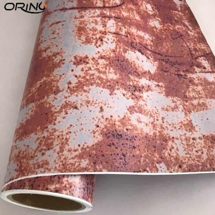 ORINO Rusting Wrap Vinyl Film Self-adhesive PVC Car Sticker DIY Rusty ...
