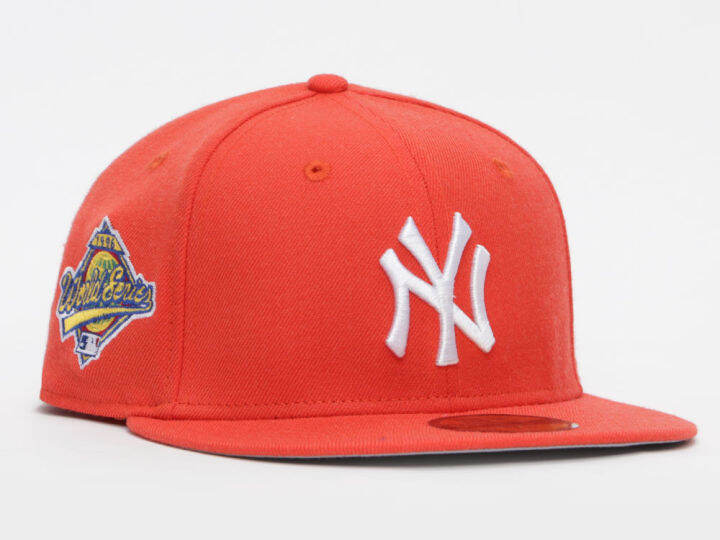 New York Yankees MLB World Series 1996 Orange 59FIFTY Fitted Cap ...