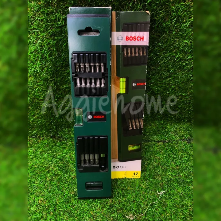 BOSCH เครื่องวัดระดับน้ำ รุ่น 2 607 017 070 X-Line 17ชิ้น เครื่องวัดระดับน้ำ ชุดดอกไขควง ระดับ ...