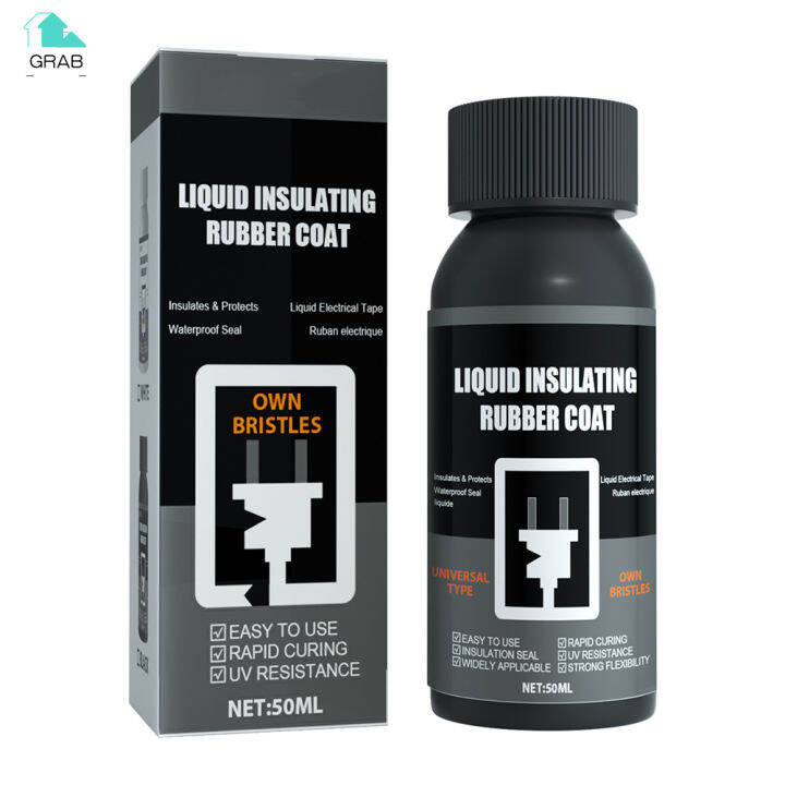 GRAB 50ML Liquid Electrical Tape Waterproof Liquid Insulating Rubber ...