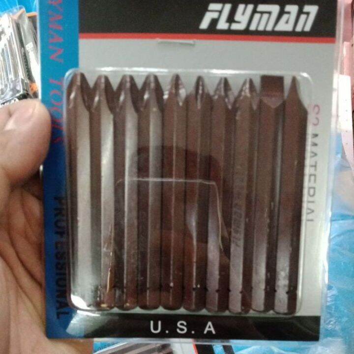 FLYMAN BALA IMPACT Screw Bits & Allen Bits 10pc.Set | Lazada PH