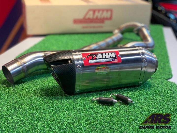 100% ORIGINAL AHM EXHAUST [M3-SZR] 4 STROKE Y15ZR 35MM | Lazada