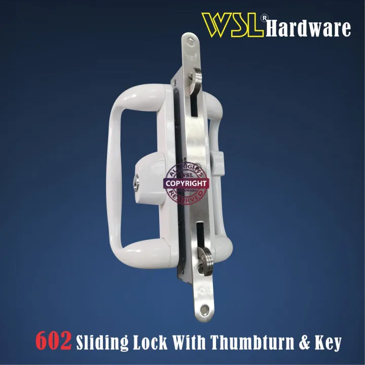 602 Sliding Door Lock With Thumbturn And Key | Lazada