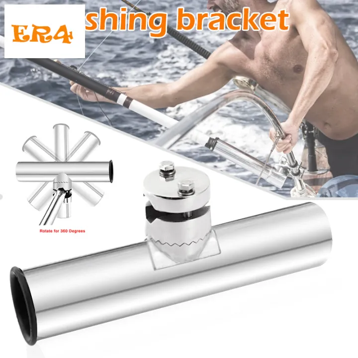 Adjustable Rail Mount Stainless Steel 316L Fishing Rod Rack Holder ...