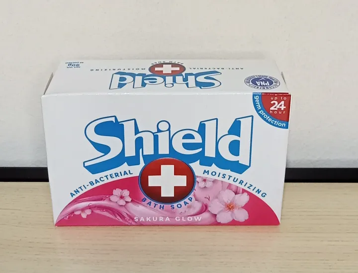 SHIELD ANTI-BACTERIAL + MOISTURIZING BATH SOAP SAKURA GLOW 90 GRAMS ...