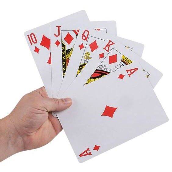 JUMBO PLAYING CARDS Magic props, magic playing cards 54pcs cards ...