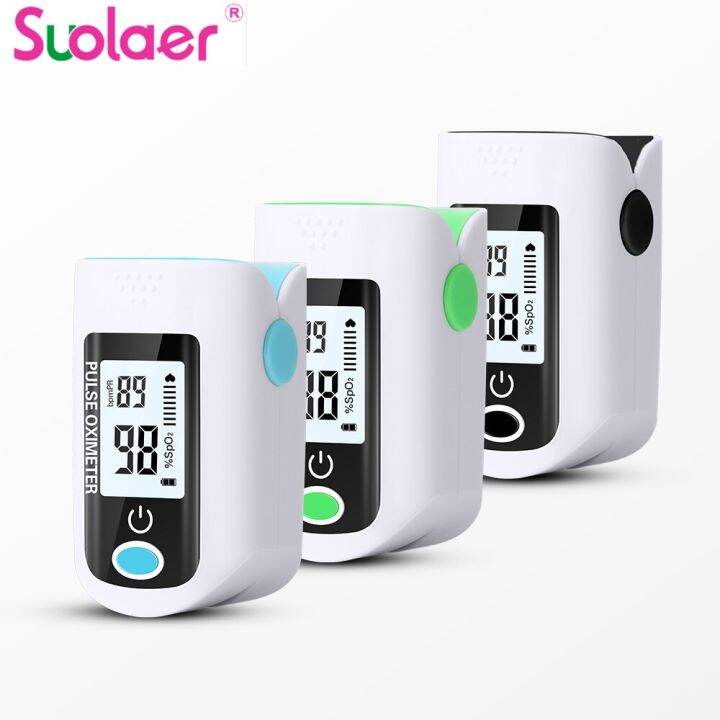 Suolaer Pulse Oximeter Monitor Finger Oxymeter Meter Clip Spo2 Pr ...