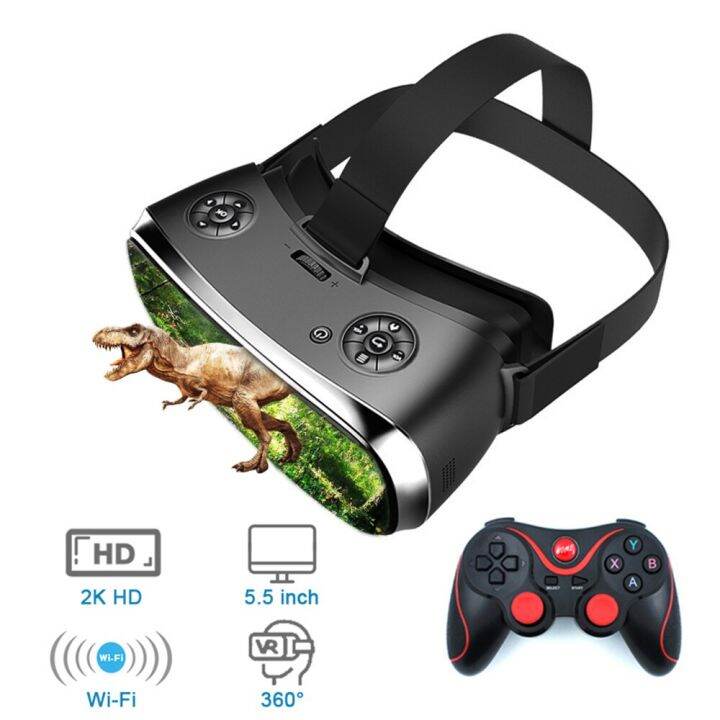 VR Integrated Machine 2K HD WIFI 3D Smart Glasses 3G 16G All In One VR ...