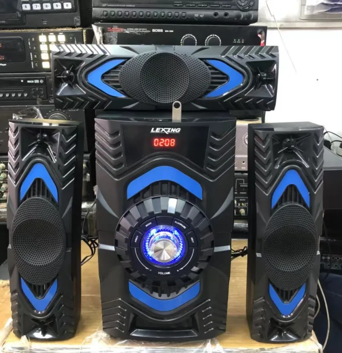 NEW! LeXing 3.1 Multimedia Speaker System with USB/BT/SD connectivity ...
