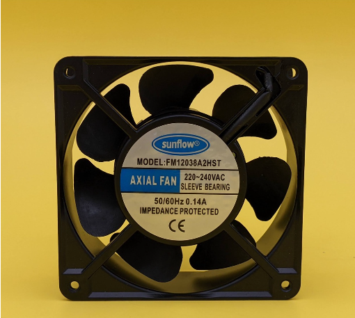 Sunflow Blower Fan 220V Set - Computer CPU Exhaust Cooling Fan, Muffin Fan, AC Axial Fan (120mm ...