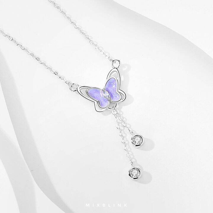 MixBlink สร้อยคอ เงินแท้ 92.5% ส่งฟรี EMS ♡ รุ่น Laura ♡ - ( #B6 ...