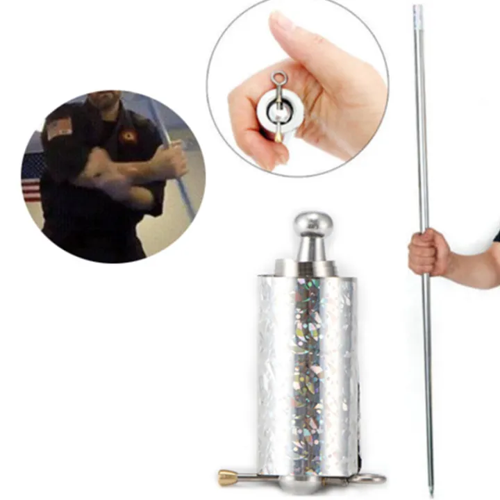 [rBIL] Lianjing Staff Portable Martial Arts Metal Magic Pocket Bo Staff ...