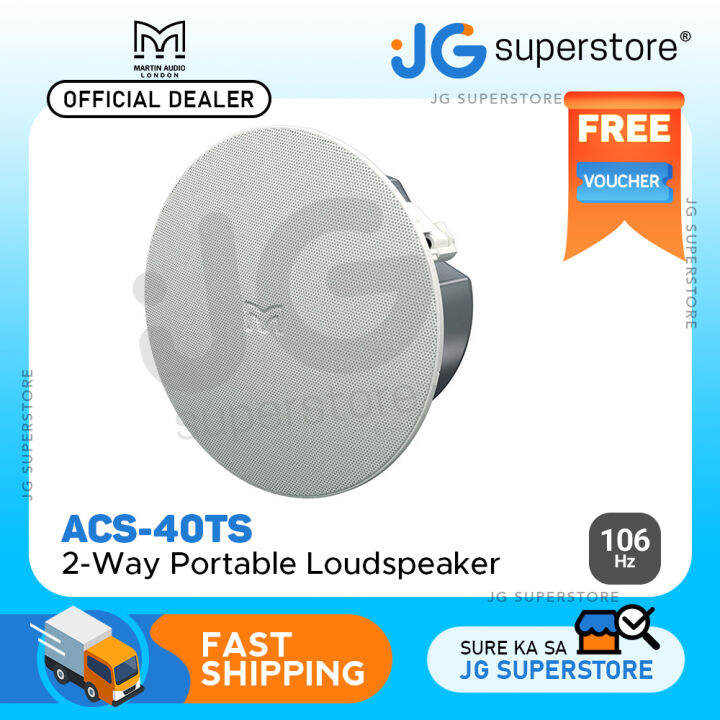 Martin Audio Adorn ACS-40TS-W 4" 2-Way Passive Portable Loudspeaker ...