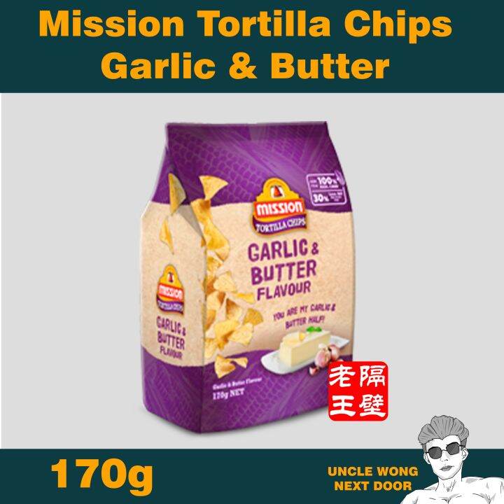 Mission Tortilla Garlic & Butter 170g Uncle Wong | Lazada