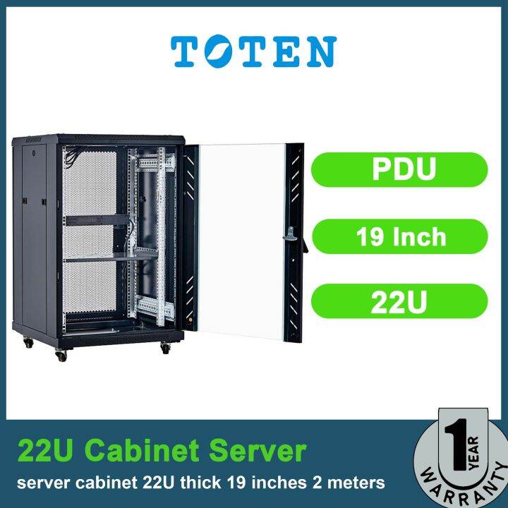 TOTEN Cabinet 22U (disassembled) 600mmW*1000mmD*1200mmH Data Server ...
