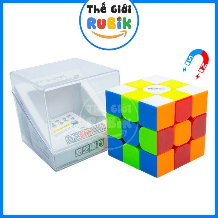 Rubik 3x3 QiYi MS 3x3x3 Magnetic Có Nam Châm. Khối Lập Phương Rubic 3 ...