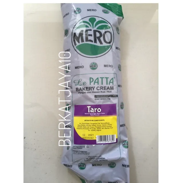 Mero Lepatta Bakery Cream Talas Taro Filling Topping 1 kg | Lazada ...