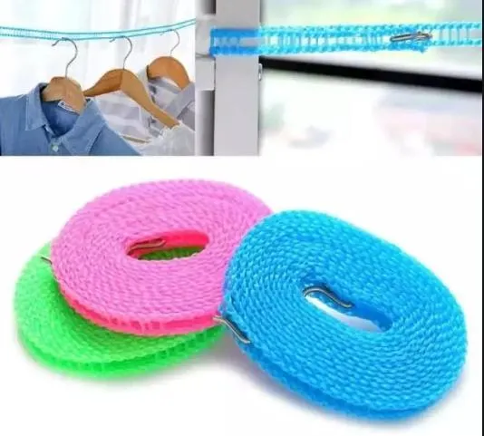 YMS 5M Clotheslines Portable Windproof Clothesline for Clothes rope ...