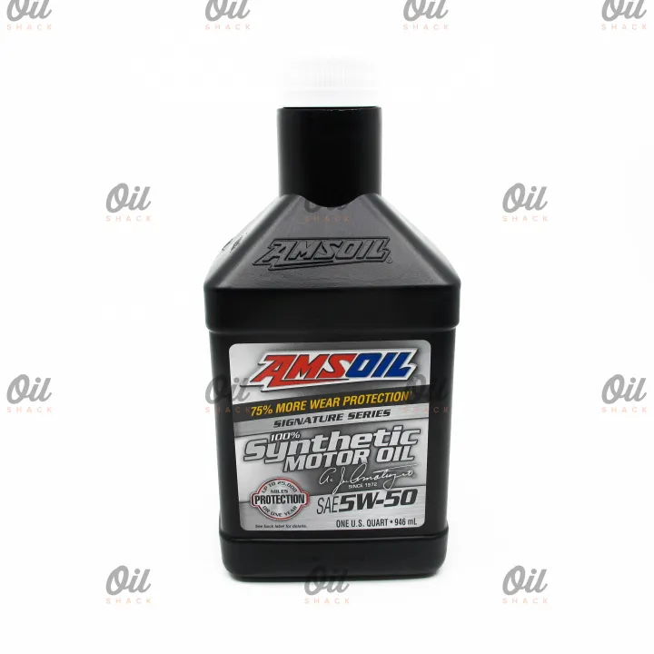 AMSOIL 5W50 SIGNATURE SERIES ENGINE OIL FULLY SYNTHETIC (1 QUART ...