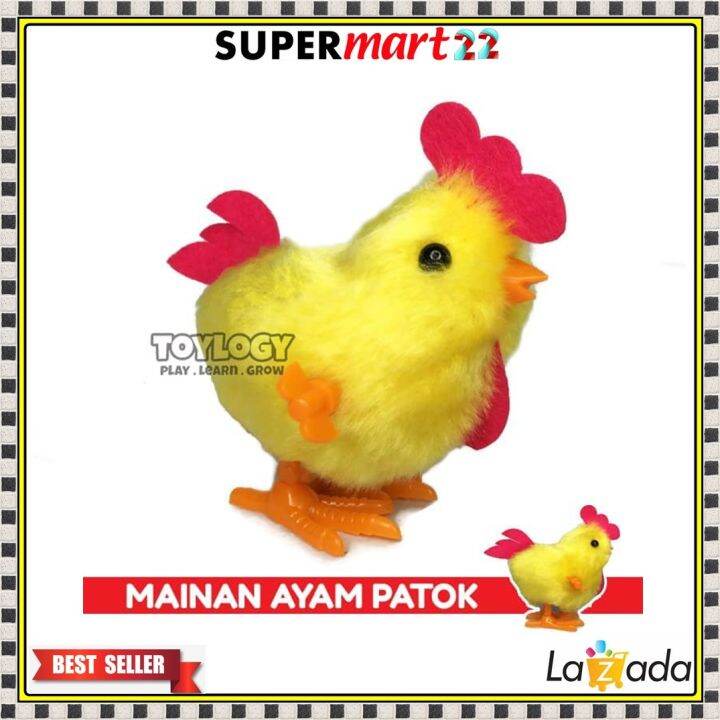 Mainan Lucu Anak Ayam Kuning / Mainan Ayam Sd / Ayam Patok | Lazada ...