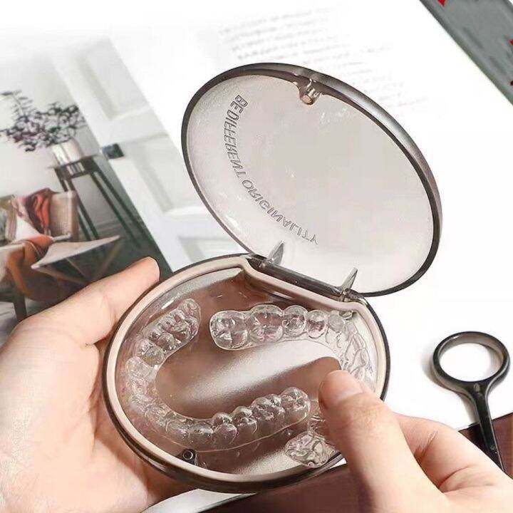 JANNERSATI ic Brace Mouthguard Case Teeth Newest Retainer Container ...