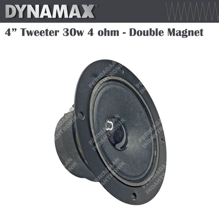 DYNAMAX 4 inch Karaoke Speaker Tweeter Unit 30w 4 ohm Double Magnet ...