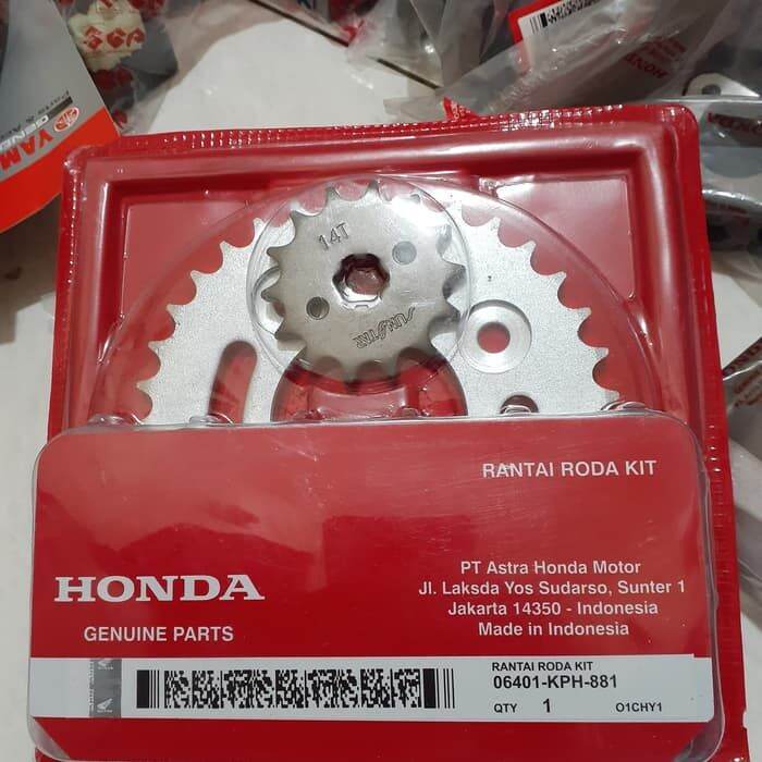 BISA COD : GEAR SET GIR SET RANTAI GEAR HONDA KARISMA KHARISMA SUPRA X 125 ( GIRSET KPH ...